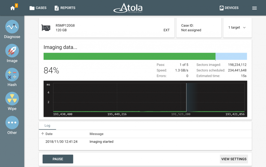 Release 2018.12 of Atola TaskForce includes NVMe support and more!
