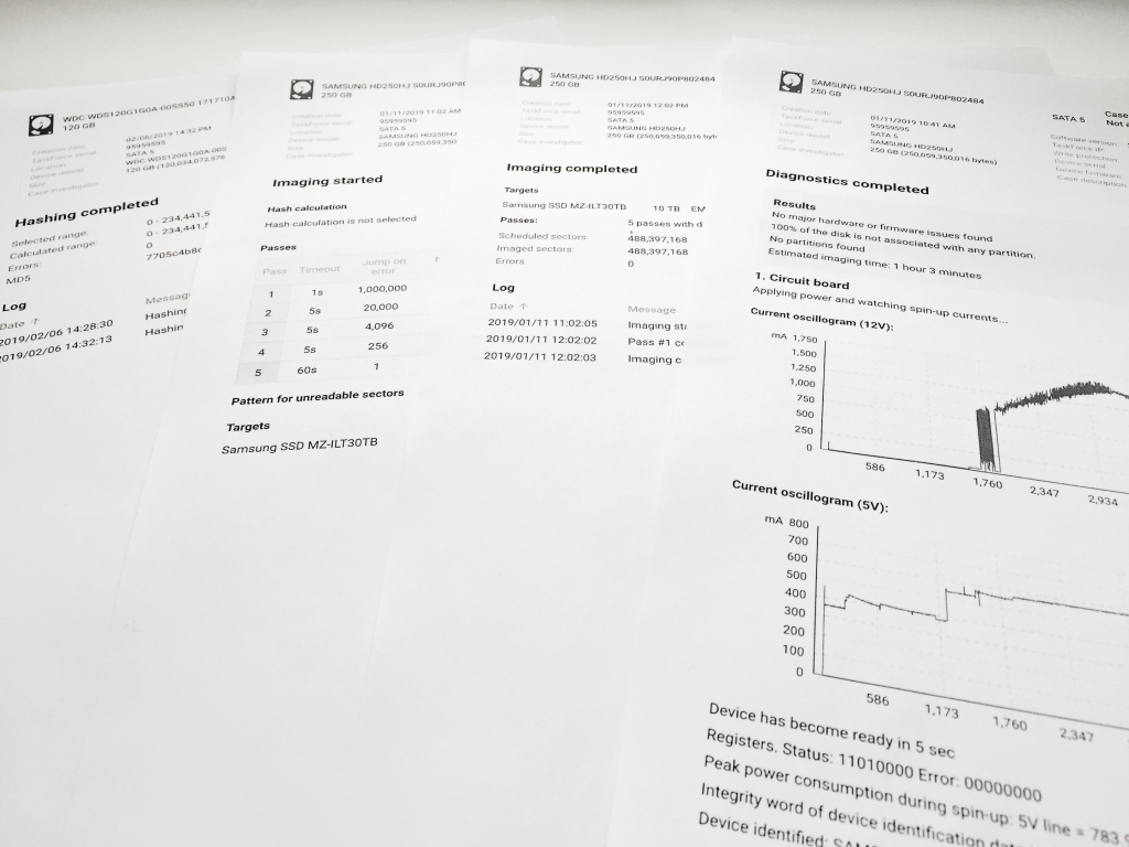 Printing all reports from a case . Investigation reports